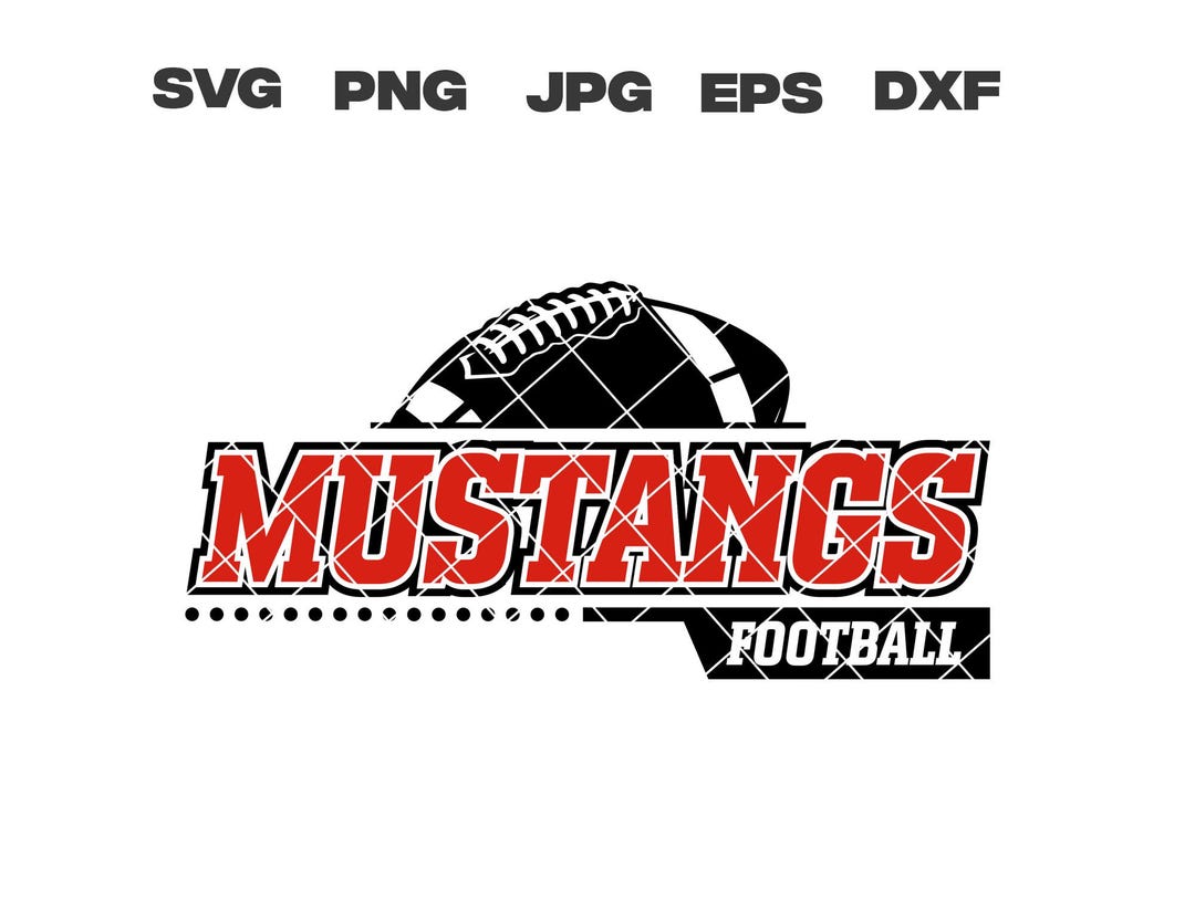 Mustangs SVG, Mustangs Football SVG, Football Team, Svg, Png, Jpg, Dxf ...