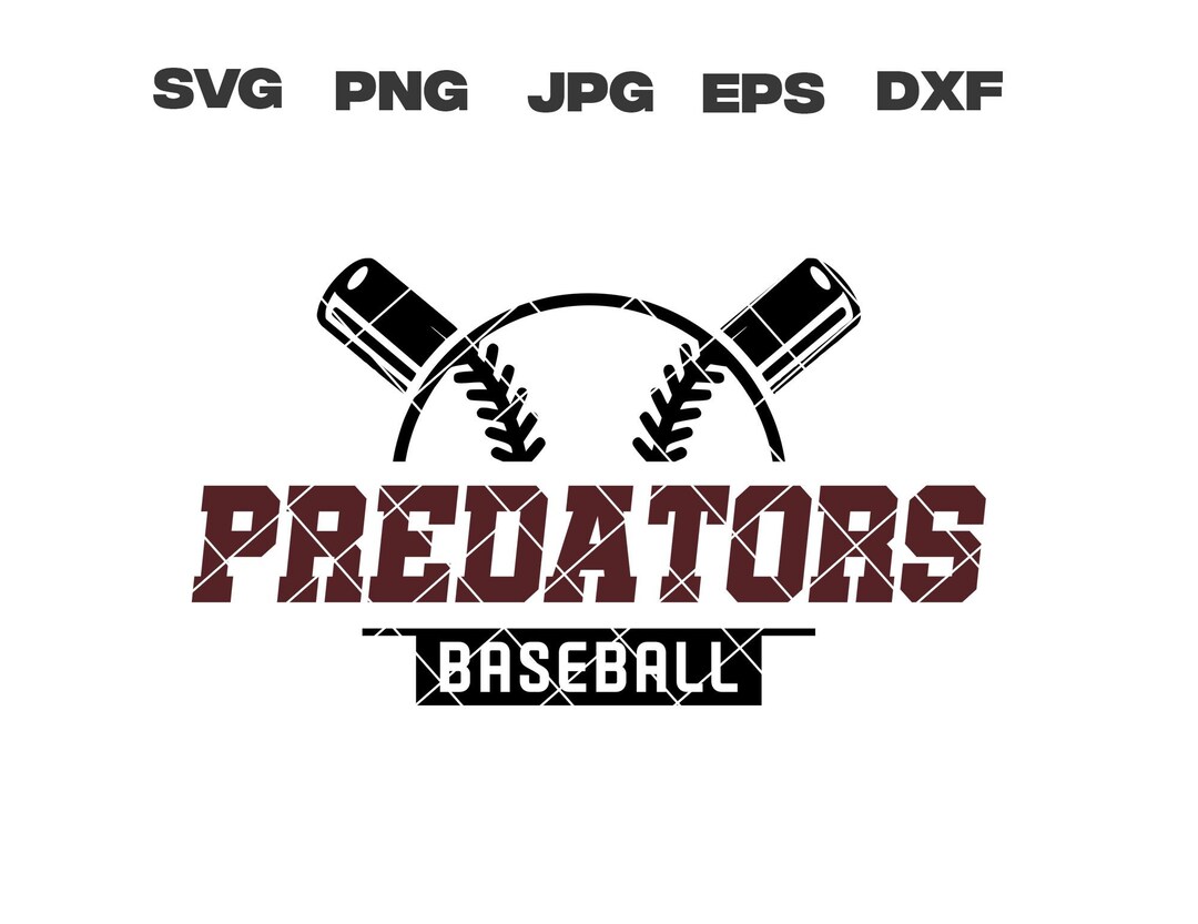 Predators SVG, Predators Baseball SVG, Baseball Team, Svg, Png, Jpg ...