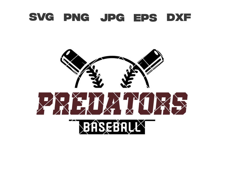 Predators SVG, Predators Baseball SVG, Baseball Team, Svg, Png, Jpg ...