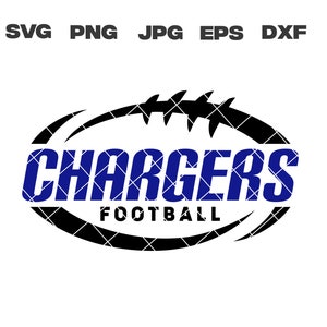 Chargers SVG, Chargers Football SVG, Football Team, Svg, Png, Jpg, Dxf ...