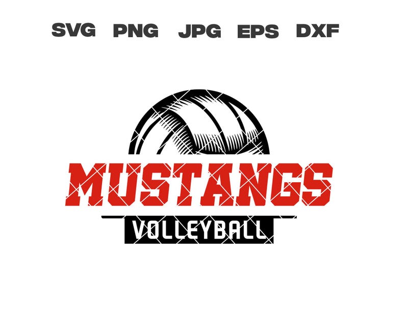 Mustangs SVG, Mustangs Volleyball SVG, Volleyball Svg, Png, Jpg, Dxf ...