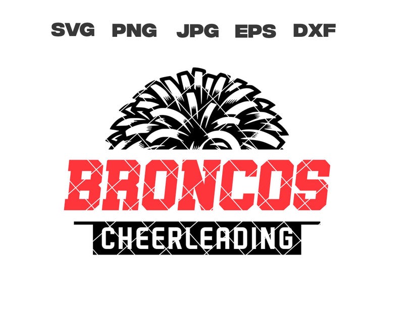Broncos SVG, Broncos Cheerleading SVG, Cheerleading Svg, Png, Jpg, Dxf ...