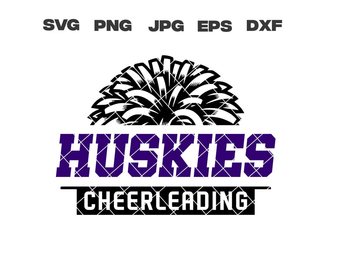 Huskies SVG, Huskies Cheerleading SVG, Cheerleading Svg, Png, Jpg, Dxf ...