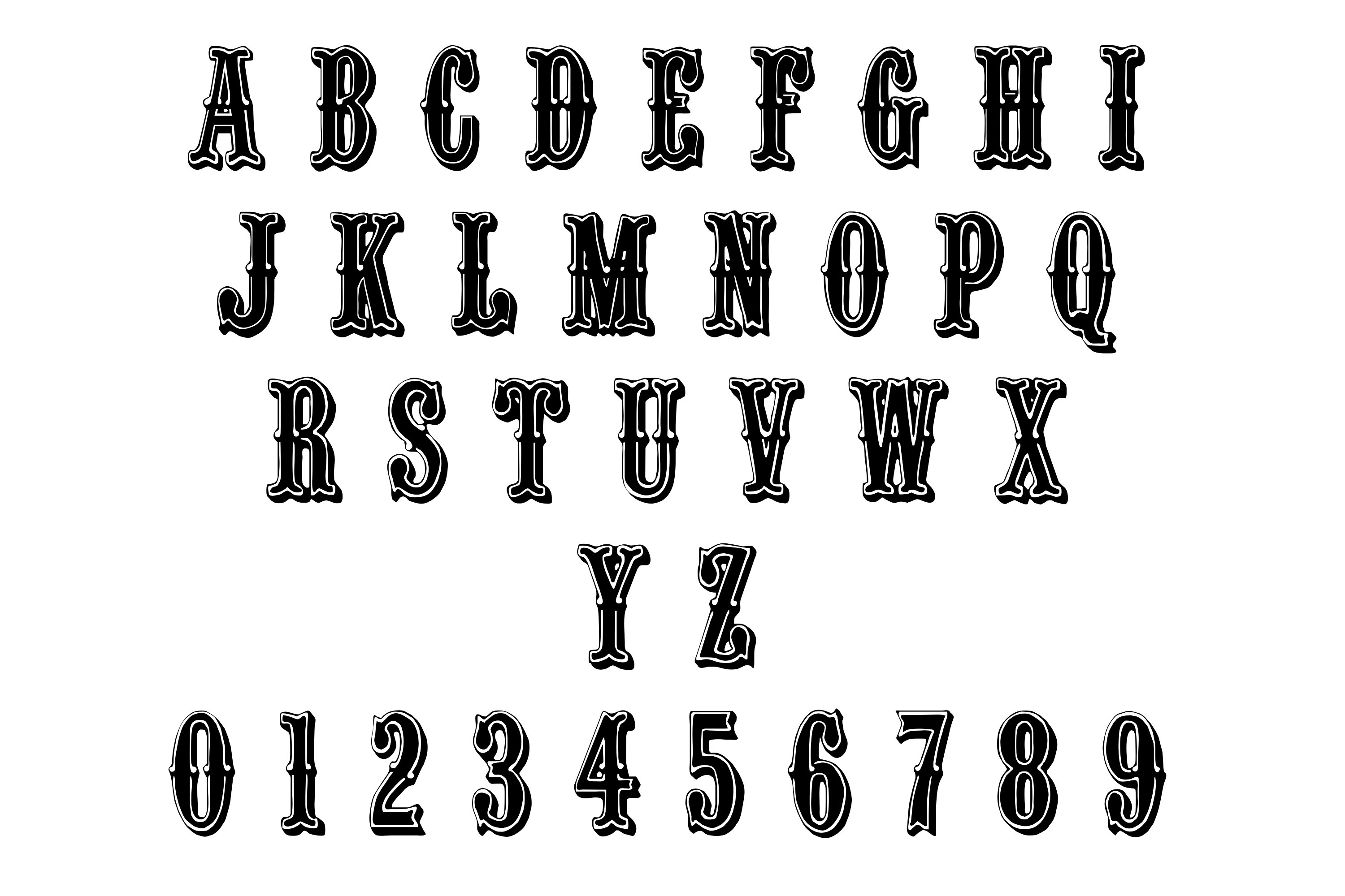 Quentin Caps Font Svg, Western Font Svg, Western Alphabet Svg, Western ...