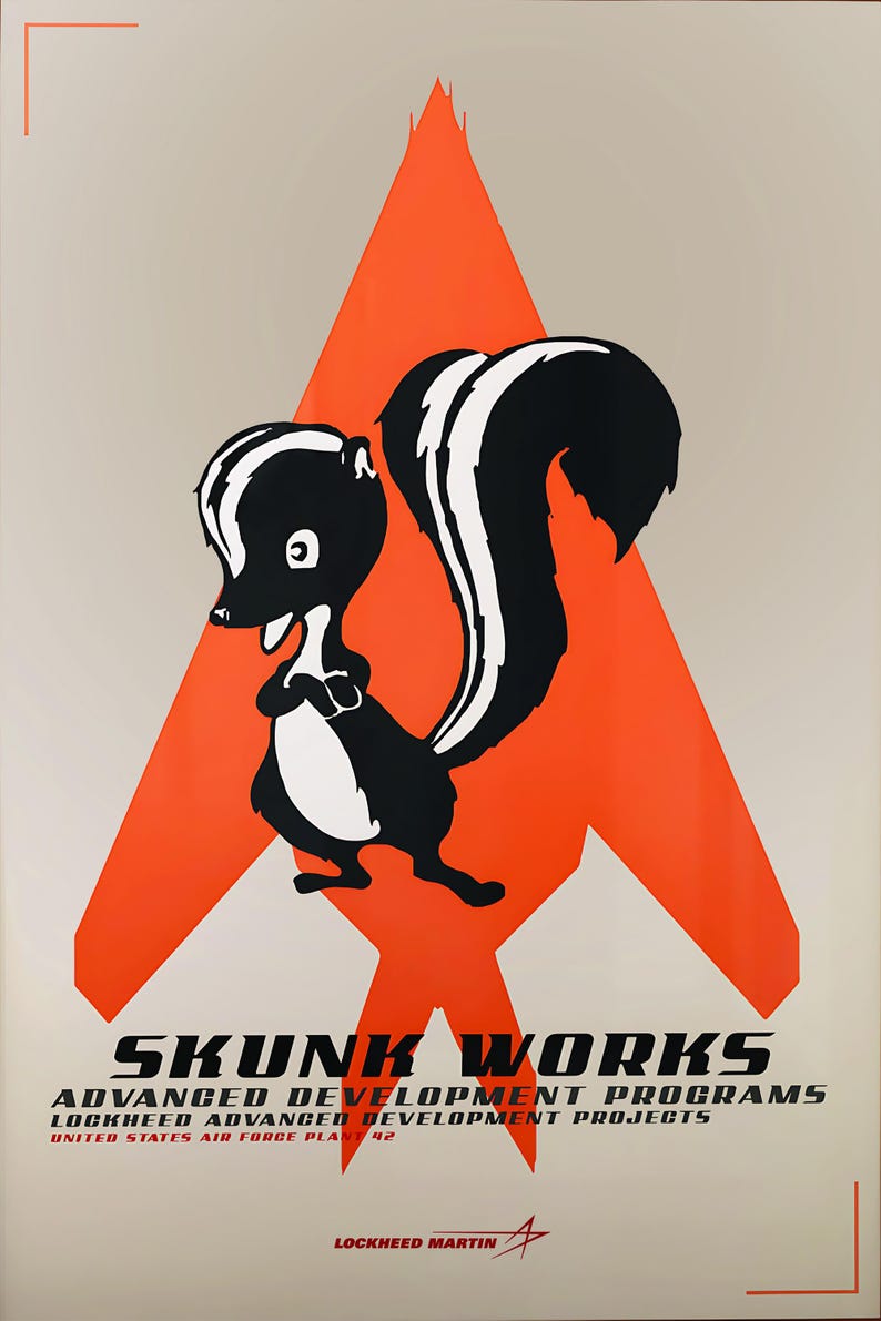 Skunk Works Poster, Luftwaffe, Raumwaffe, Stealth, Kampfjet Poster - Digital Download Print ...