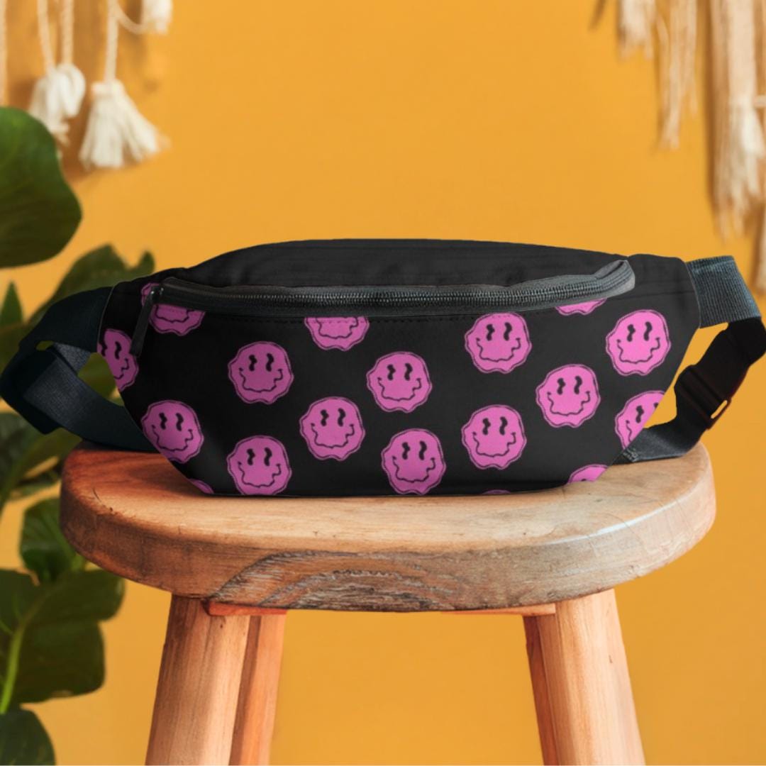 Melting Smiley Face Bum Bag, the Ultimate Festival & Rave Accessory in ...