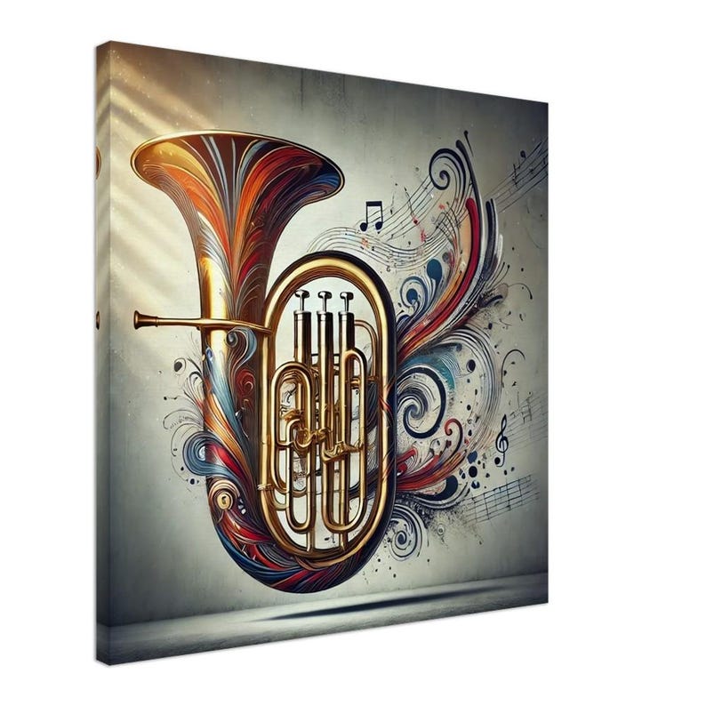 Urban Brass: Euphonium Canvas Print - Etsy