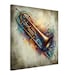 Brass Harmony - Urban Trombone Canvas Art, Soulful Brass Wall Decor ...