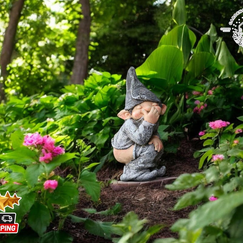 Funny Garden Statue - Etsy