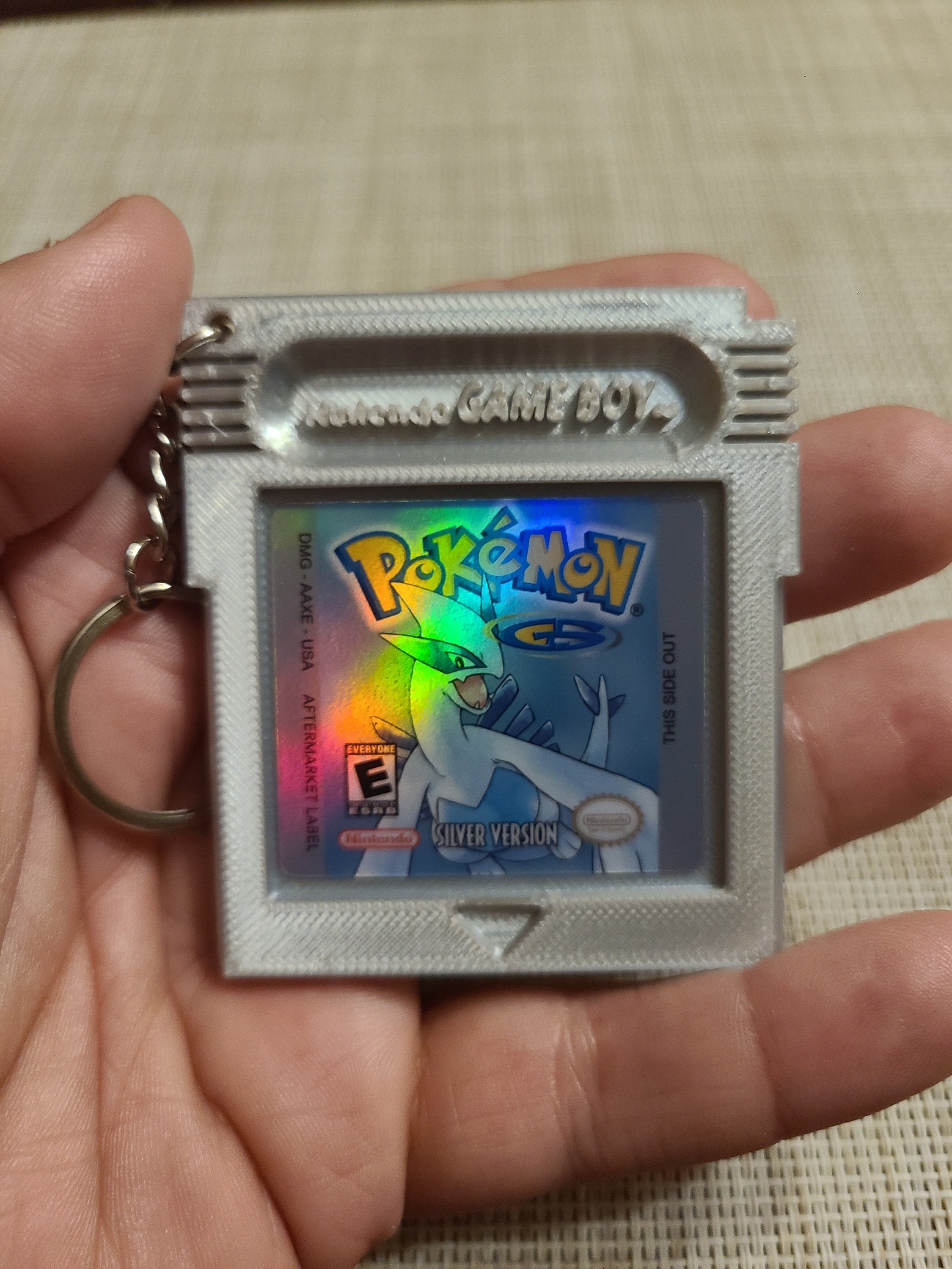 Pokémon 3D Printed Gameboy Color Lugia GBC Red Yellow Blue Gold Silver ...