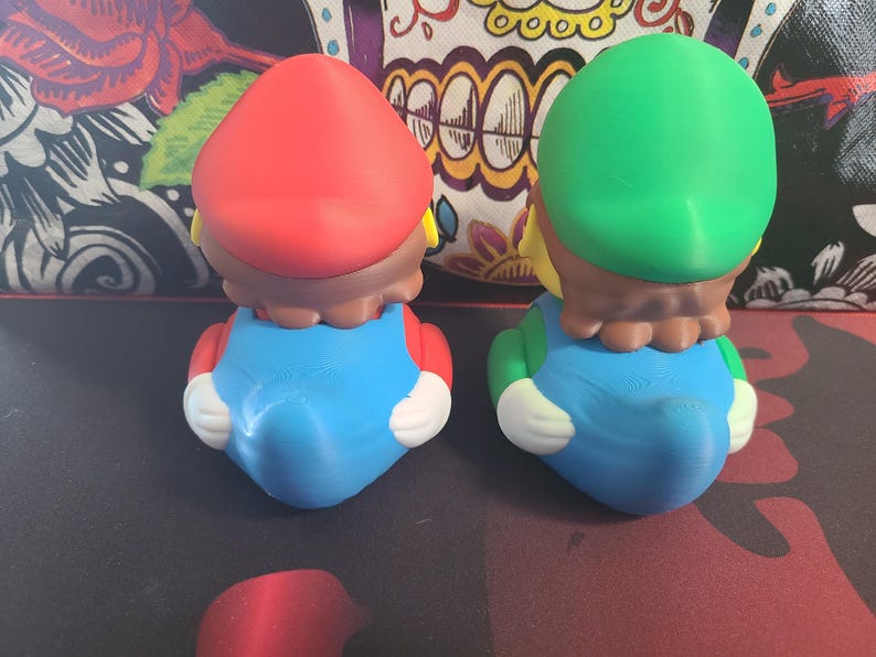 3D Printed Super Mario Bros Ducks Set, Jeep Duck Toy - Etsy