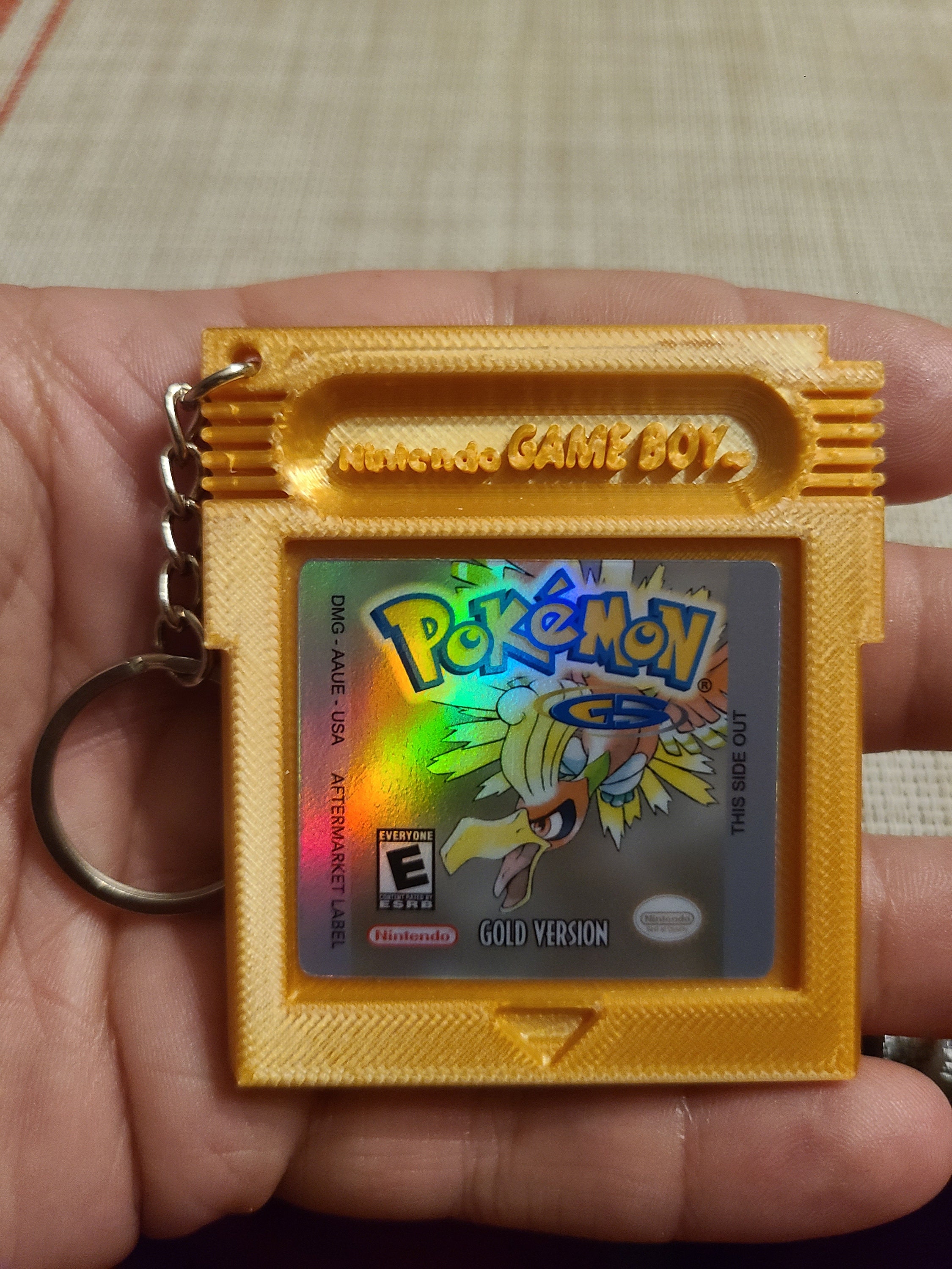 Pokémon 3D Printed Gameboy Color Ho-oh GBC Red Yellow Blue Gold Silver ...