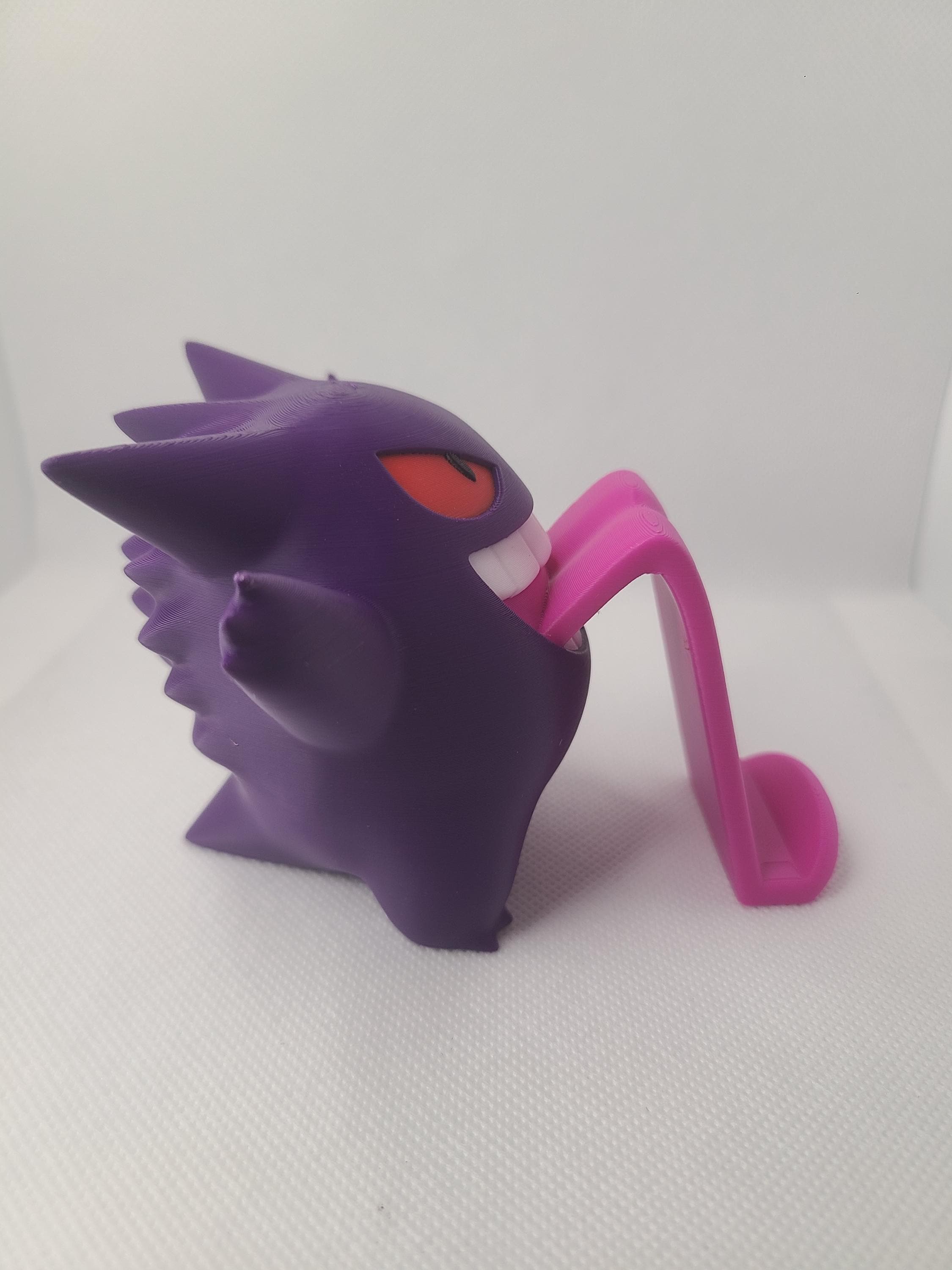 3D Printed Gengar Phone Stand: Pokemon Card, Tablet Holder - Etsy