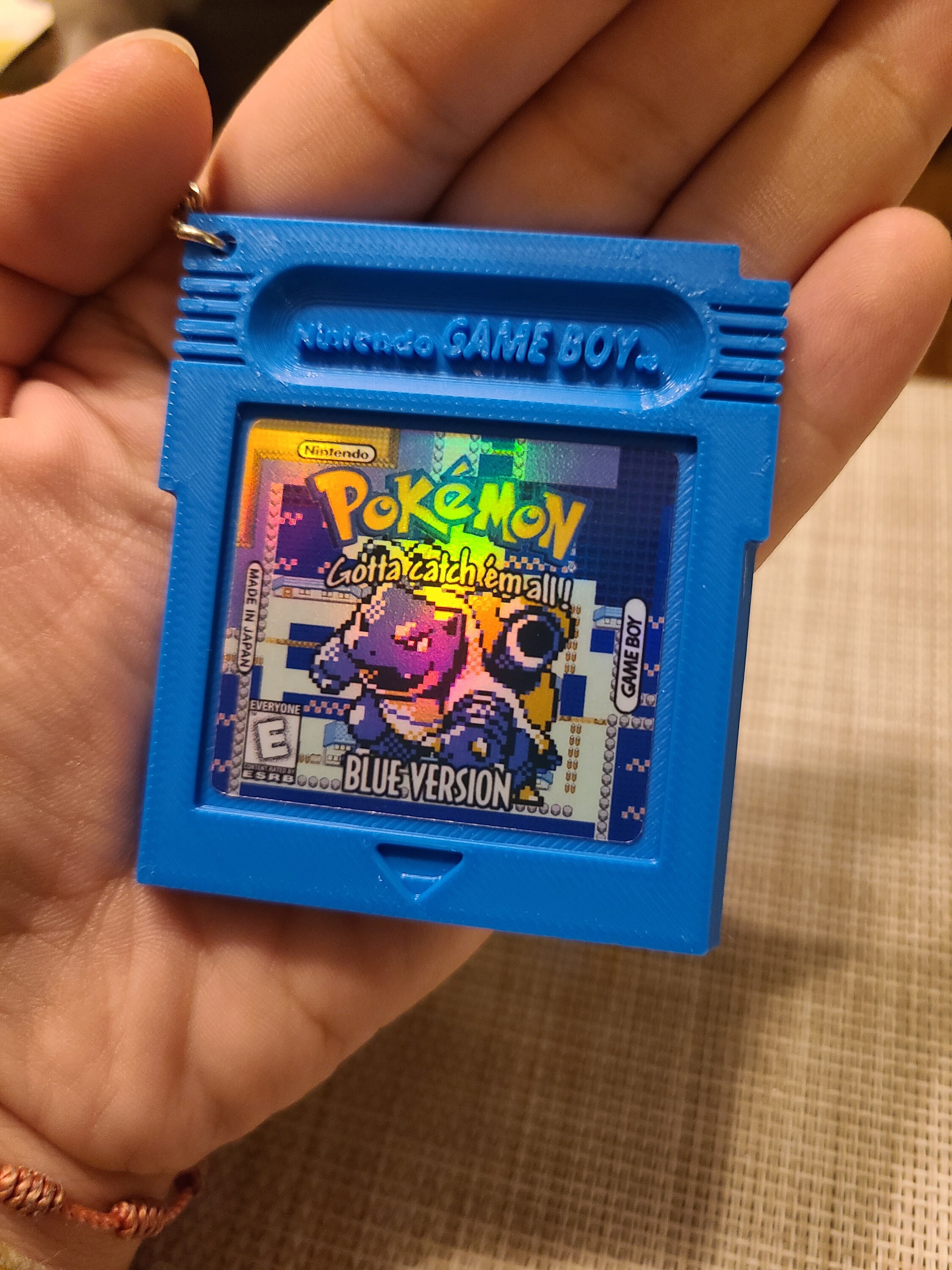Pokémon 3D Printed Gameboy Color Blastoise GBC Yellow Blue Gold Silver ...