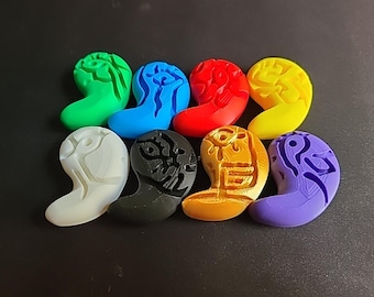 FULL SET of 8 (large) of Zelda Tears of the Kingdom Secret Stones - 1 5 ...