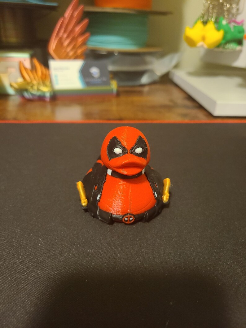 Deadpool Duck 3D Printed Large Small Mini Sizes Jeep Duck Plastic ...