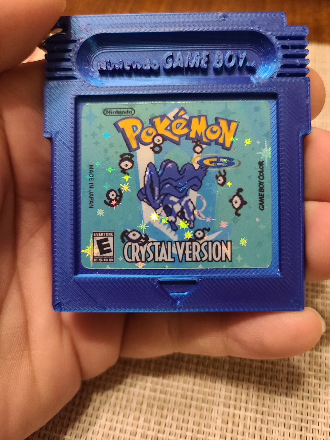 Pokémon 3D Printed Gameboy Color Suicune GBC Red Yellow Blue Gold ...