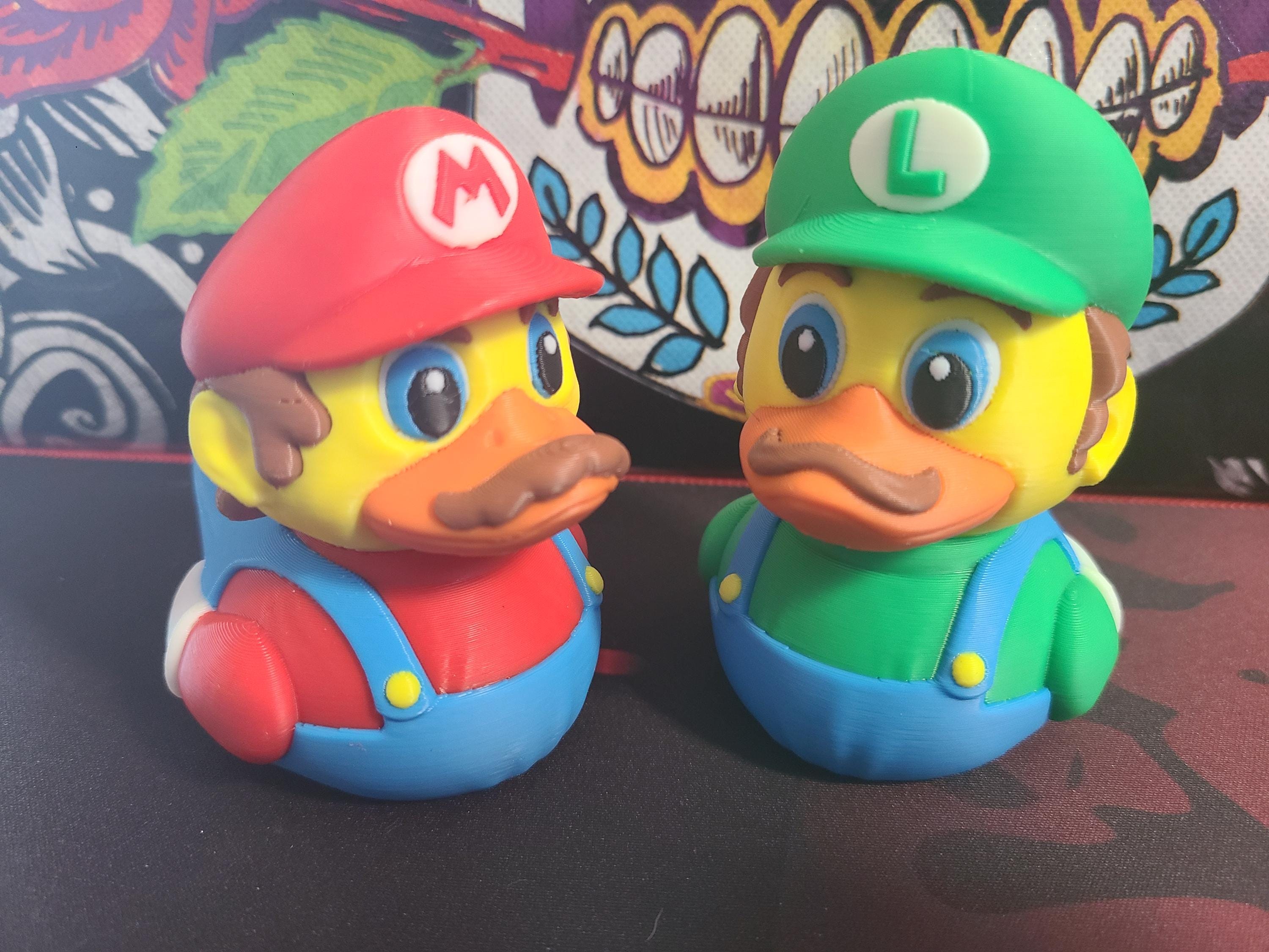3D Printed Super Mario Bros Ducks Set, Jeep Duck Toy - Etsy