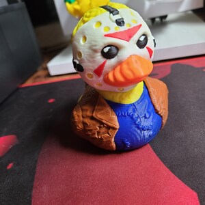 Jason Voorhees Duck 3D Printed Mini Small Large Size Jeep Duck Plastic ...