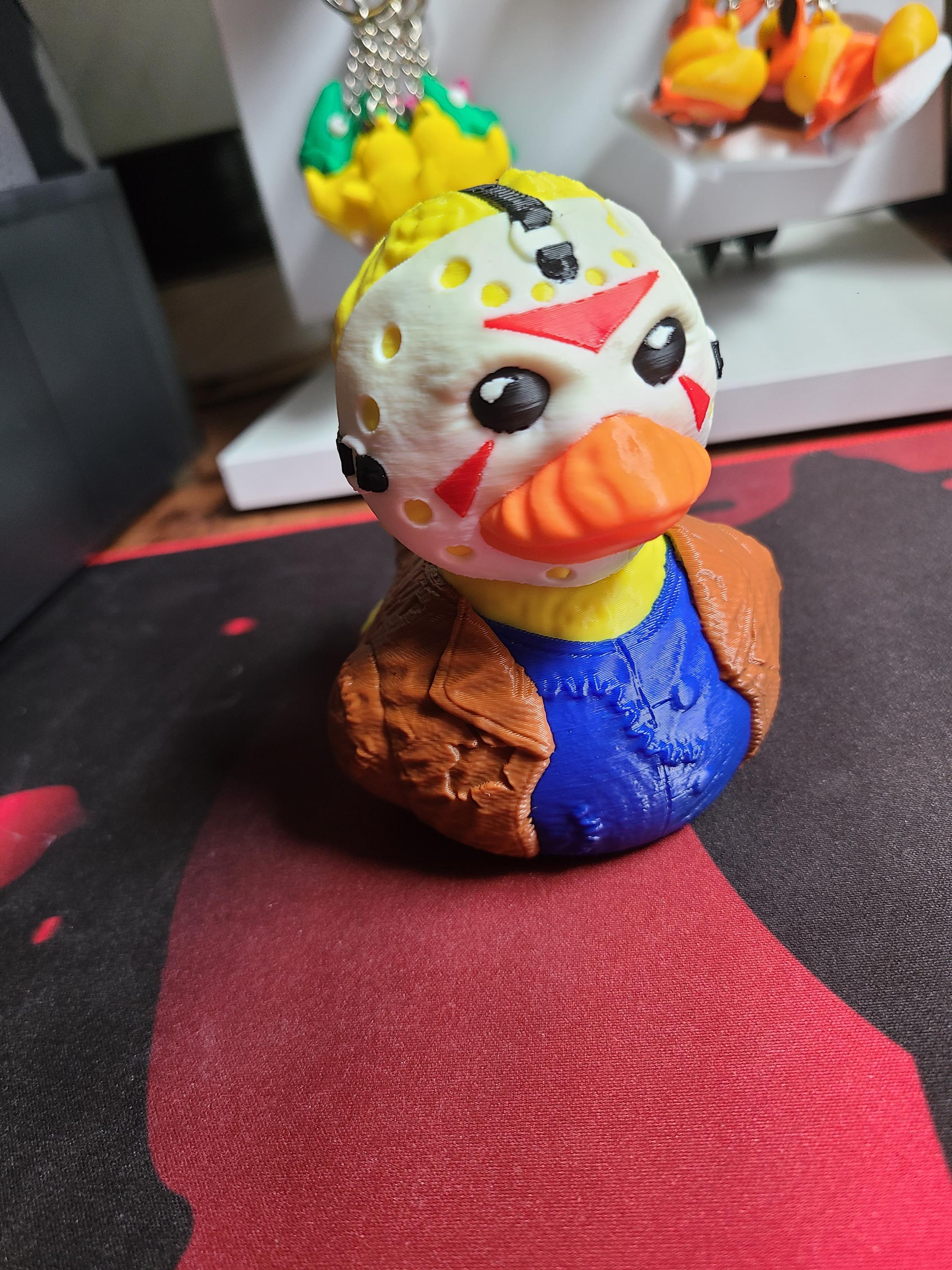 Jason Voorhees Duck 3D Printed Mini Small Large Size Jeep Duck Plastic ...