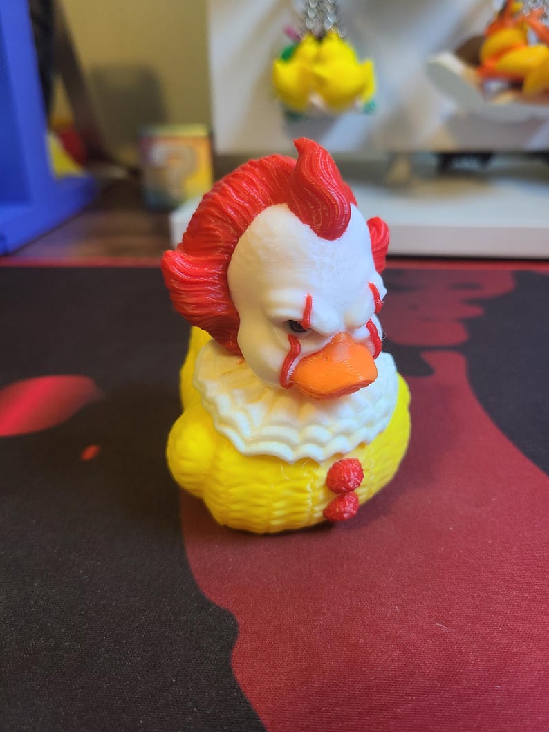 Pennywise IT Duck, 3D Printed Horror Figure - Etsy