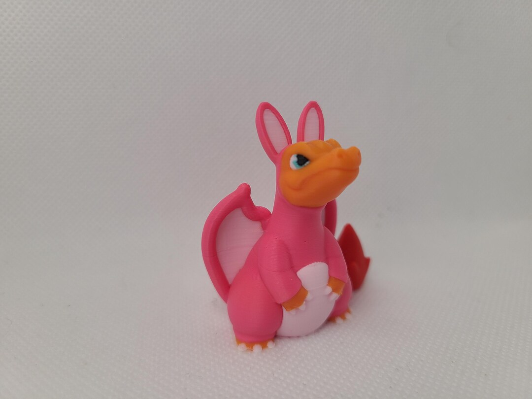 Easter Bunny Charizard Figure Fanart Pokemon 3d Printed Retro Holiday ...