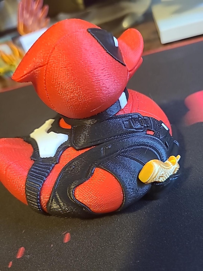 Deadpool Duck 3D Printed Large Small Mini Sizes Jeep Duck Plastic ...