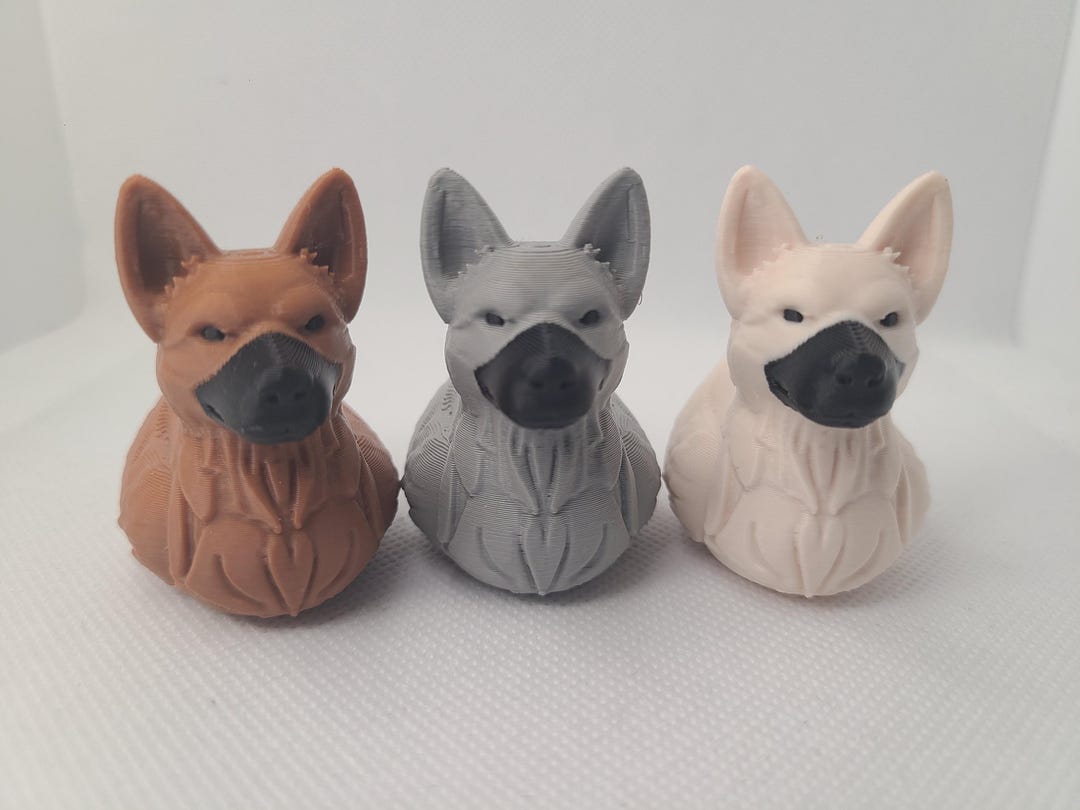 German Shepherd Duck 3D Printed Fanart Mini Size Wiener Dog Cute Caine ...
