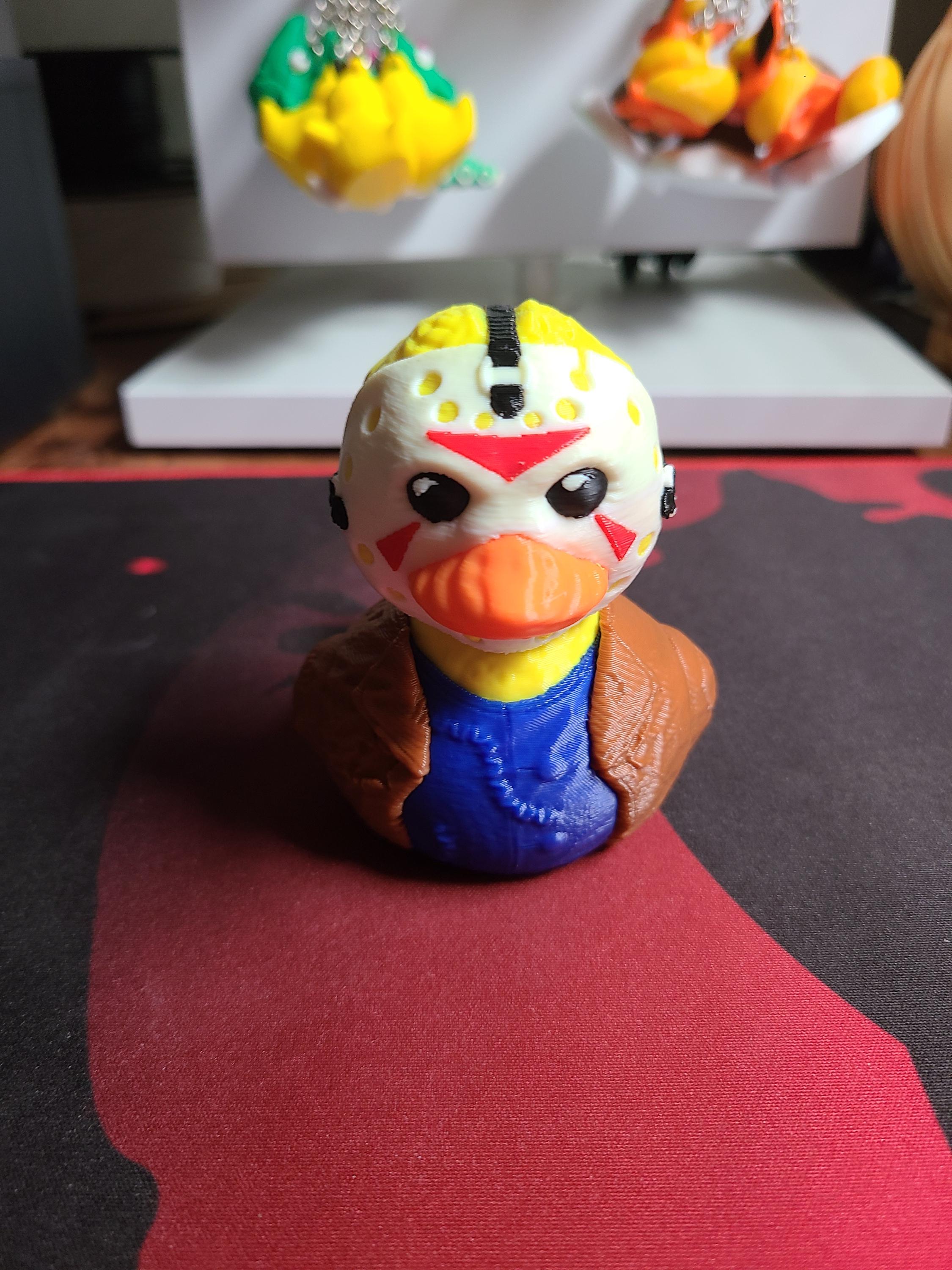 Jason Voorhees Duck 3D Printed Mini Small Large Size Jeep Duck Plastic ...
