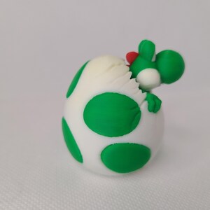 Yoshi Egg Green Easter Mini Size Fanart Nintendo 3d Printed Retro Mario ...