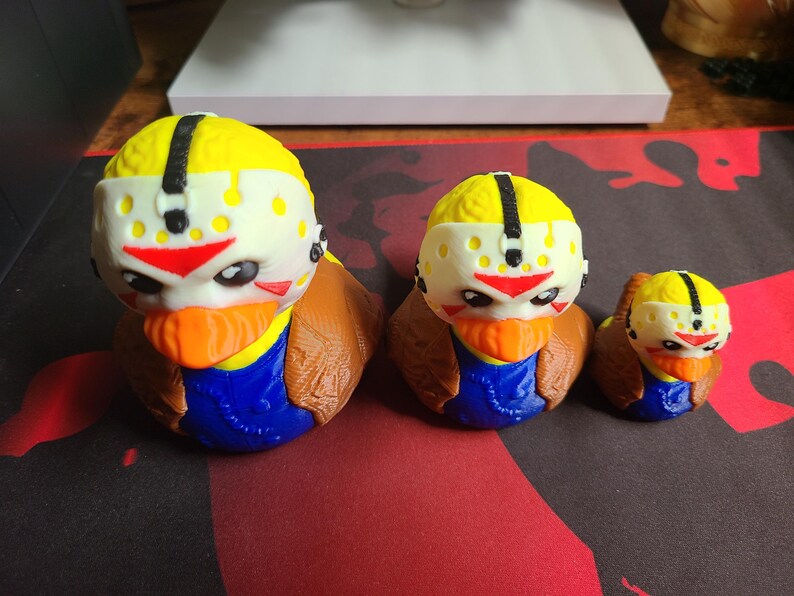 Jason Voorhees Duck 3D Printed Mini Small Large Size Jeep Duck Plastic ...