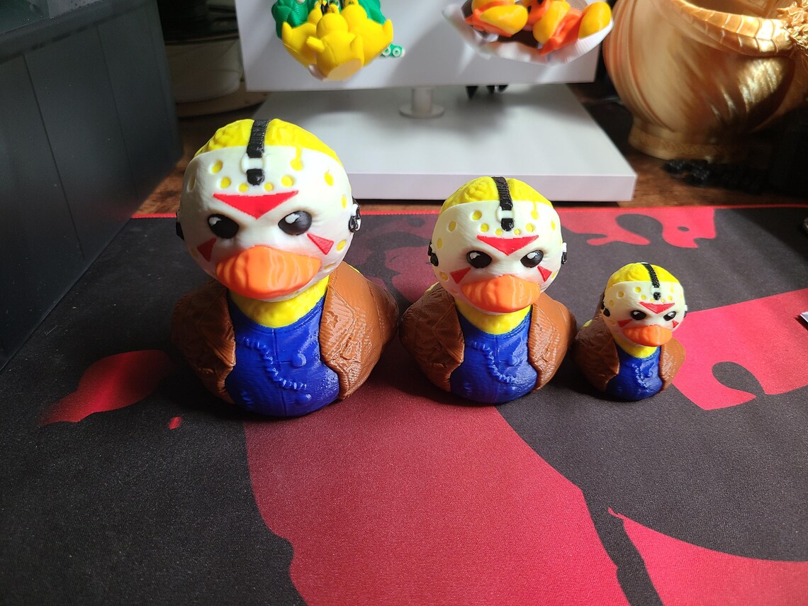 Jason Voorhees Duck 3D Printed Mini Small Large Size Jeep Duck Plastic ...