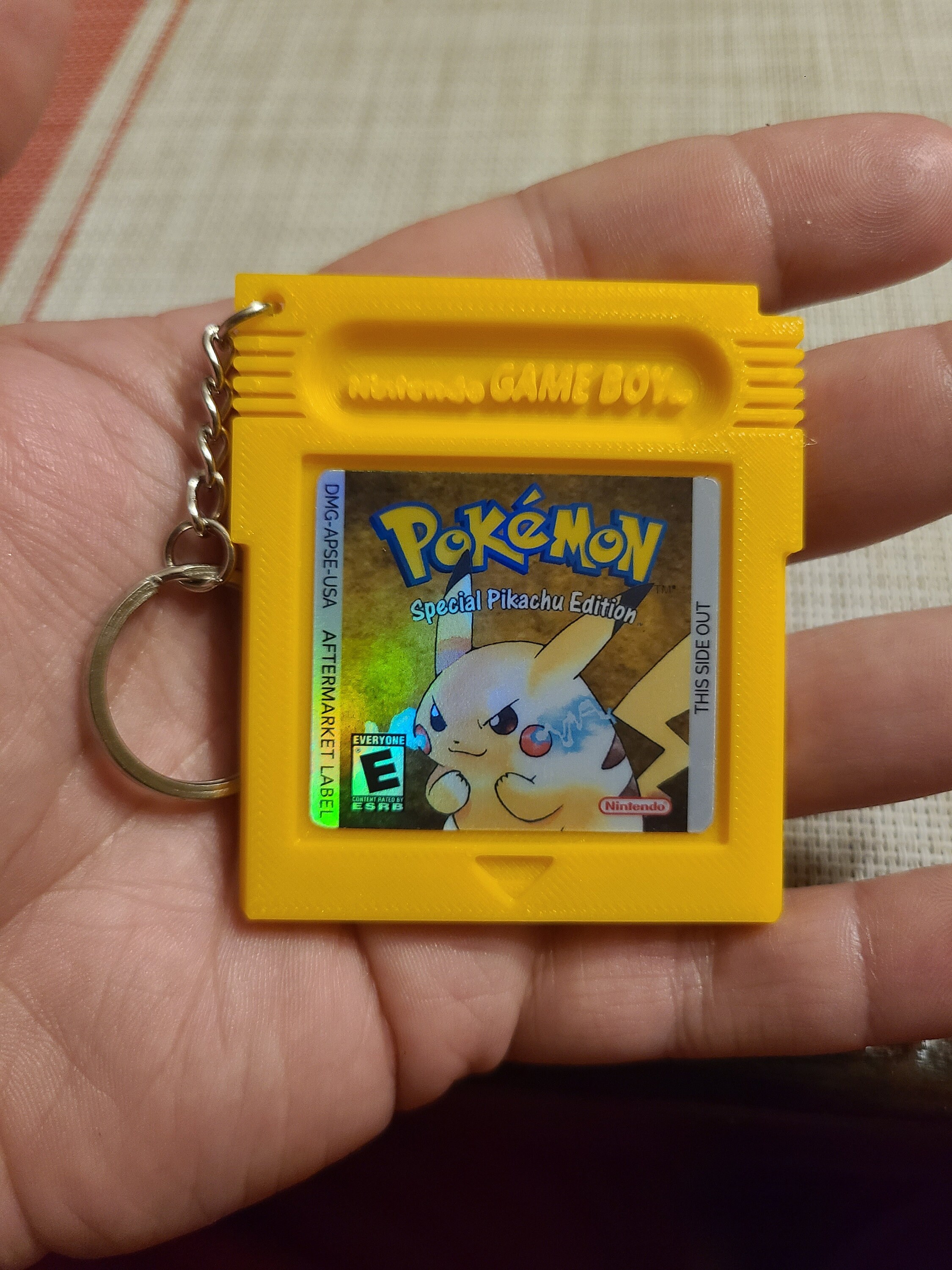 Pokémon 3D Printed Gameboy Color GBC Red Yellow Blue Gold Silver ...
