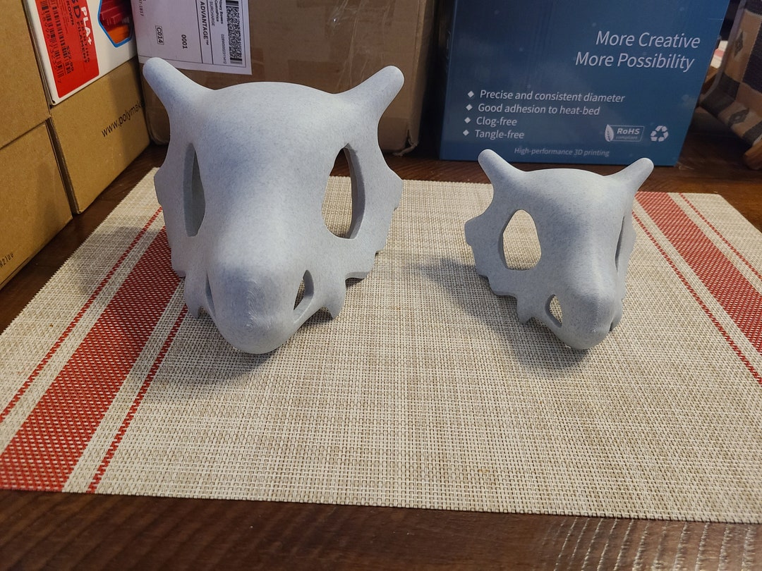 Pokémon Cubone Skull Desk Decoration Figure Multiple Sizes and Colors ...