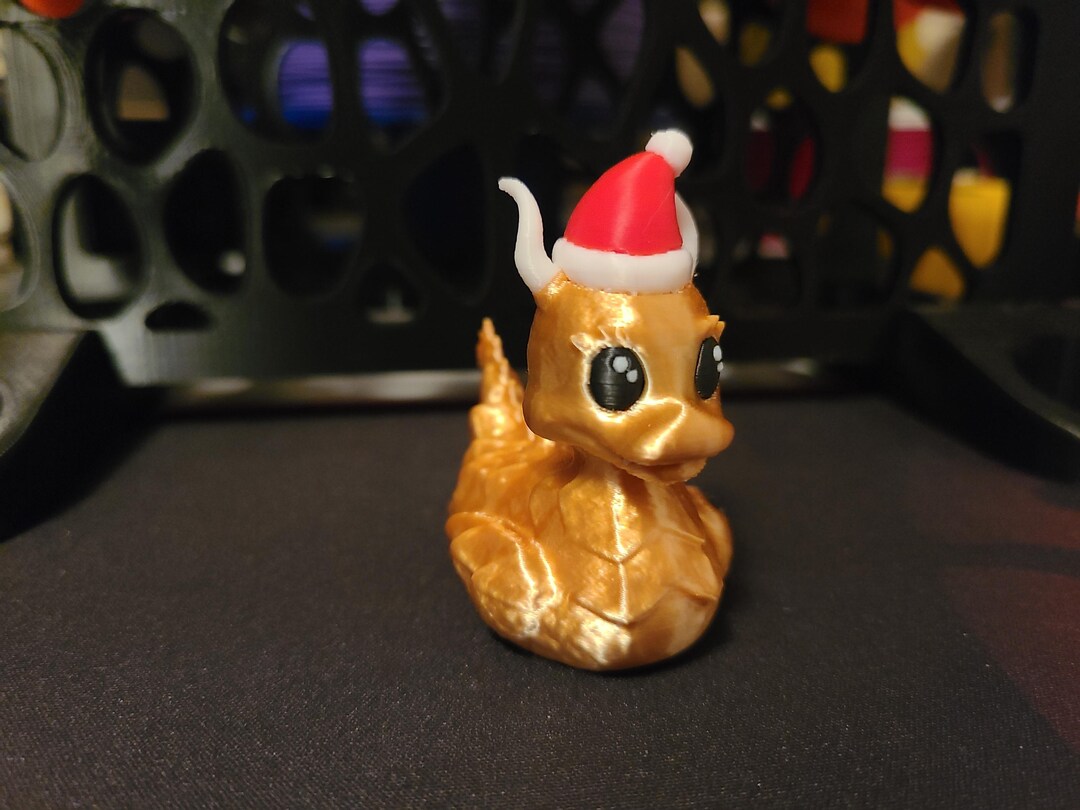Dragon Duck With Santa Hat 3D Printed Large Small Mini Sizes Jeep Duck ...