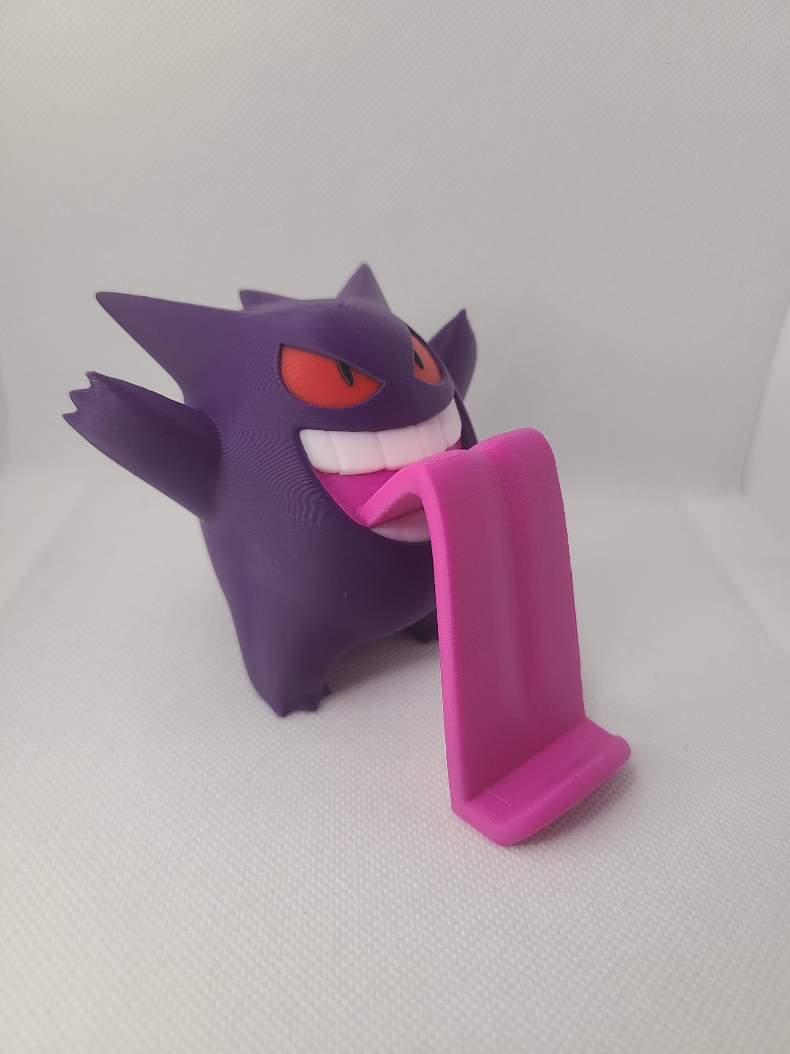 3D Printed Gengar Phone Stand: Pokemon Card, Tablet Holder - Etsy