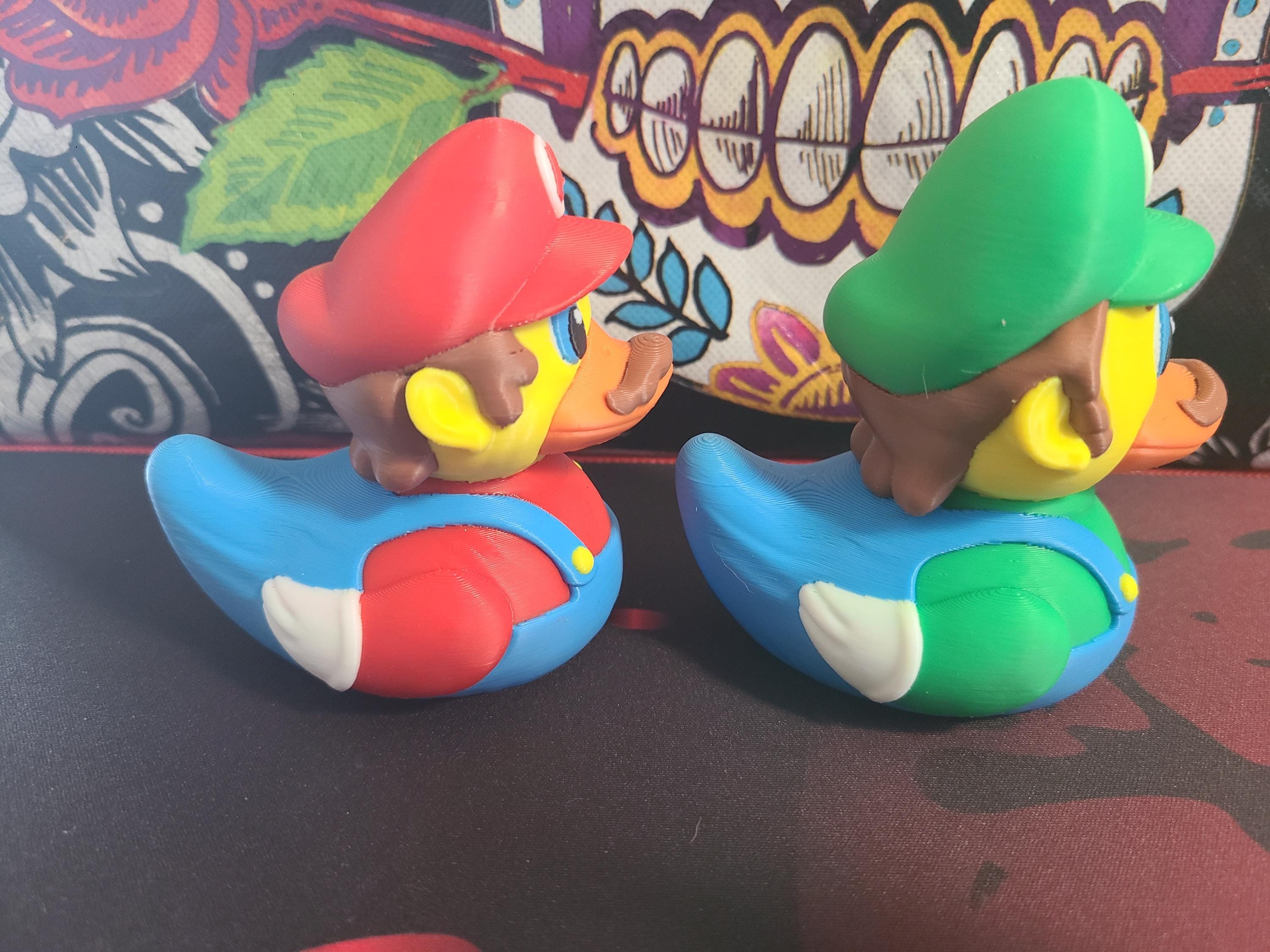3D Printed Super Mario Bros Ducks Set, Jeep Duck Toy - Etsy