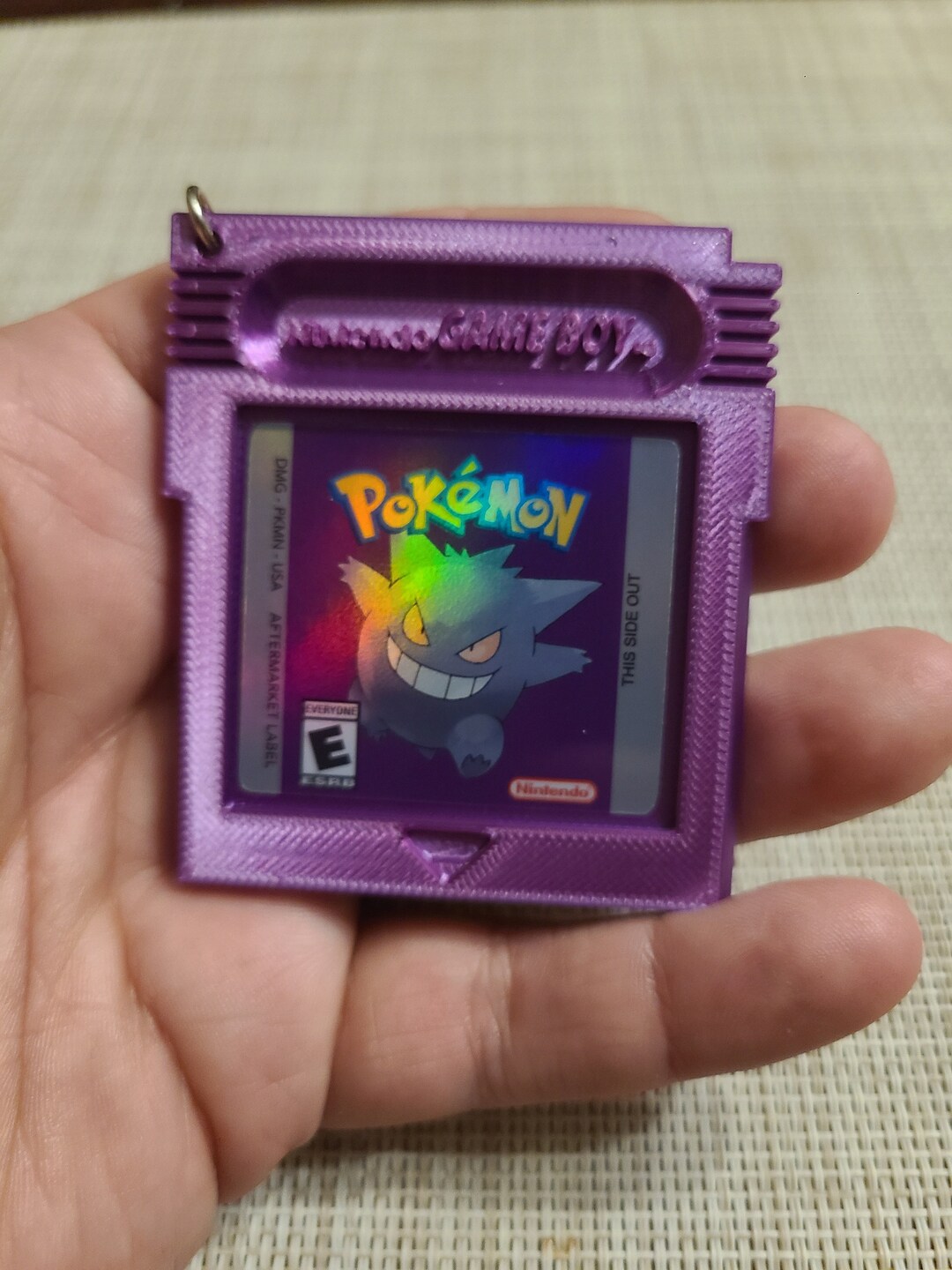 Pokémon 3D Printed Gameboy Color Gengar GBC Red Yellow Blue Gold Silver ...