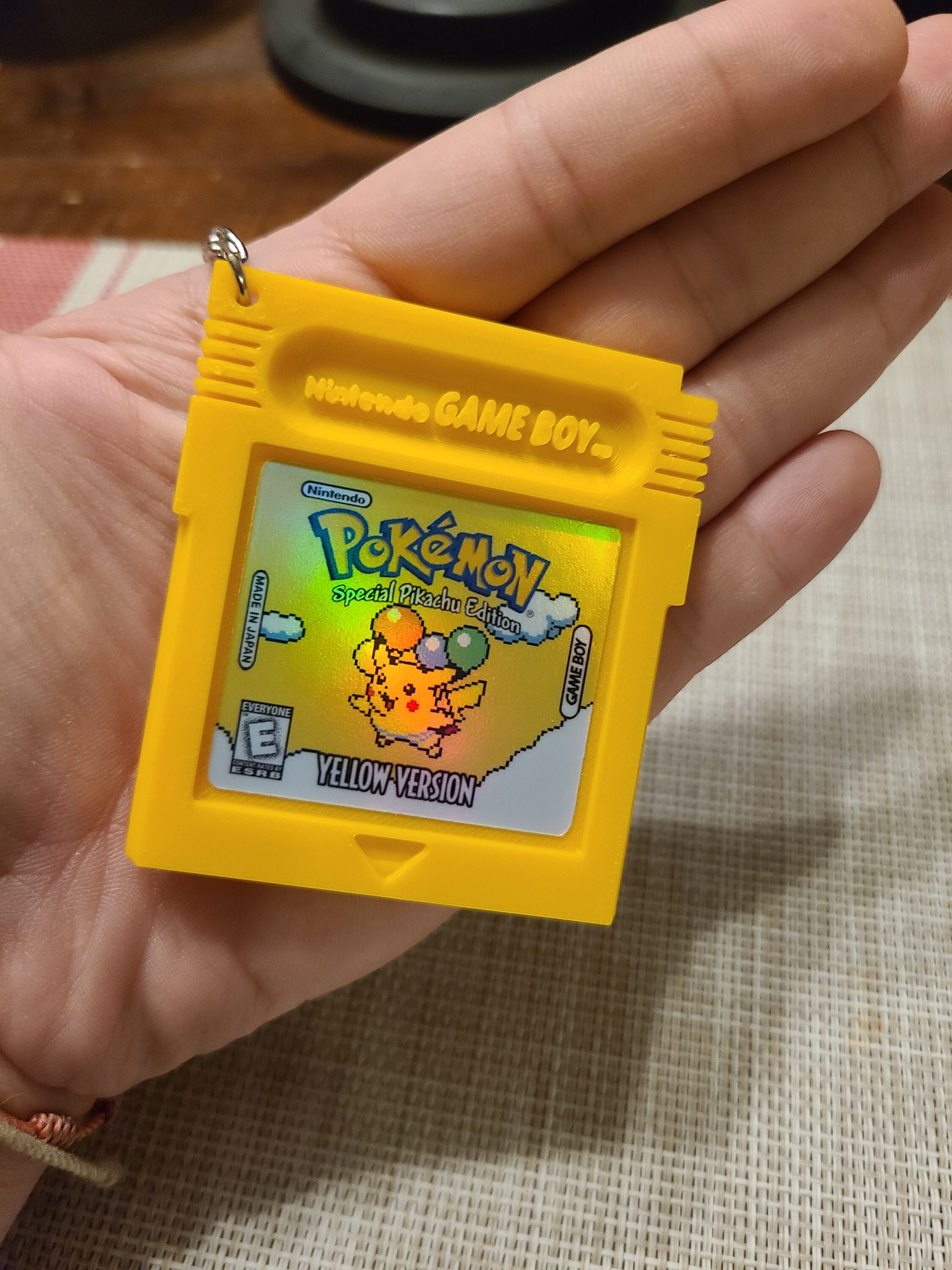 Pokémon 3D Printed Gameboy Color Flying Pikachu GBC Red Yellow Blue ...