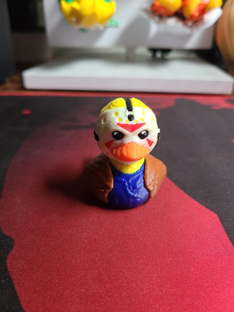 Jason Voorhees Duck 3D Printed Mini Small Large Size Jeep Duck Plastic ...