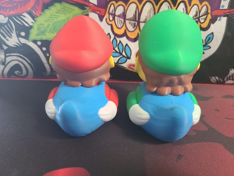 3D Printed Super Mario Bros Ducks Set, Jeep Duck Toy - Etsy
