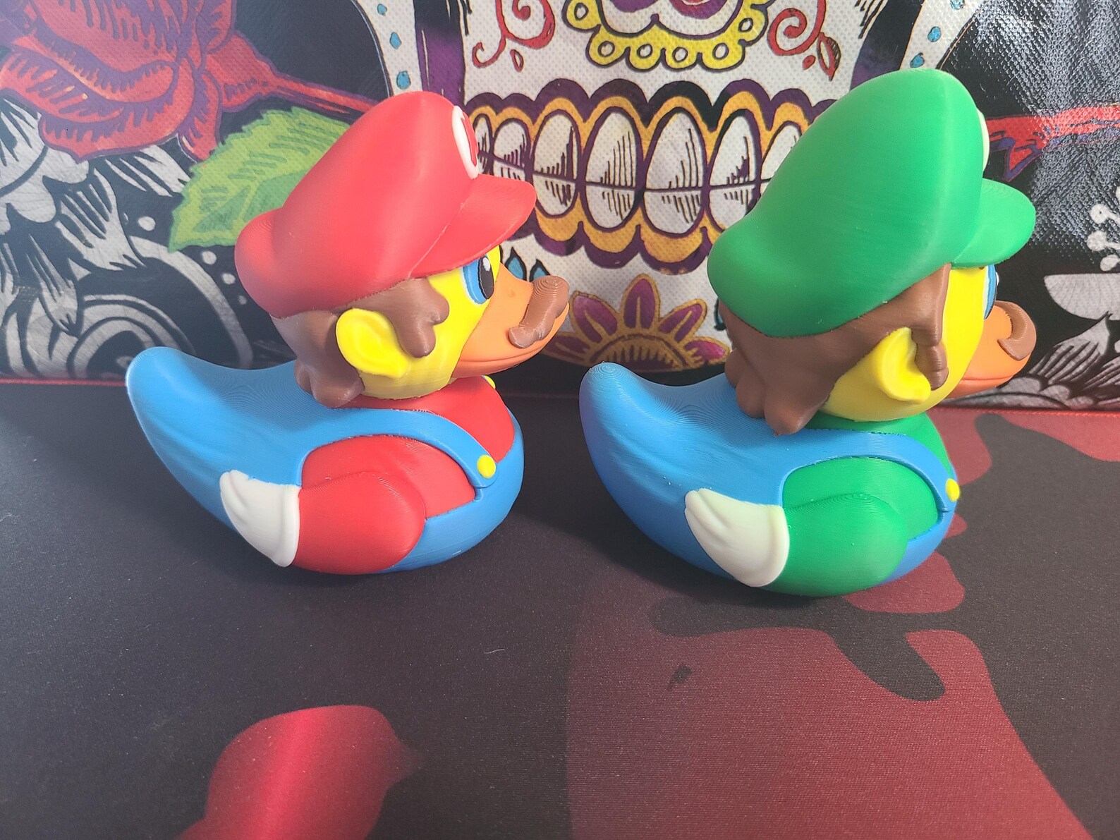 3D Printed Super Mario Bros Ducks Set, Jeep Duck Toy - Etsy