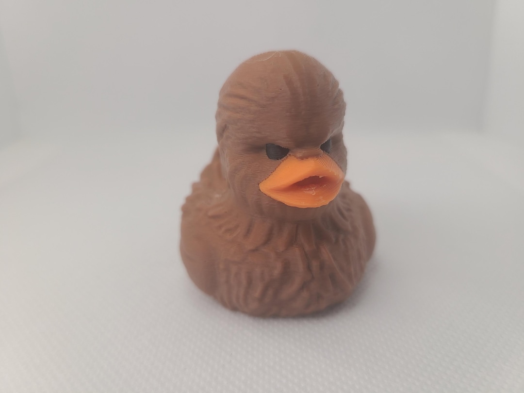 Chewbacca Duck 3D Printed Mini Size Star Wars Mando Gift Birthday Nerd ...