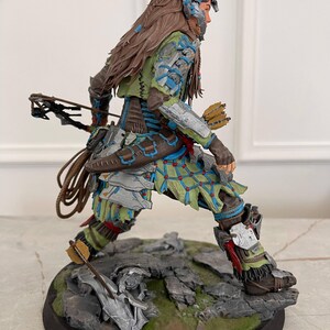 Hand Painted Aloy Figure - Horizon: Forbidden West Sculpture ...