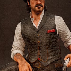 Hand-painted Dutch Van Der Linde Figurine – Red Dead Redemption 2 ...
