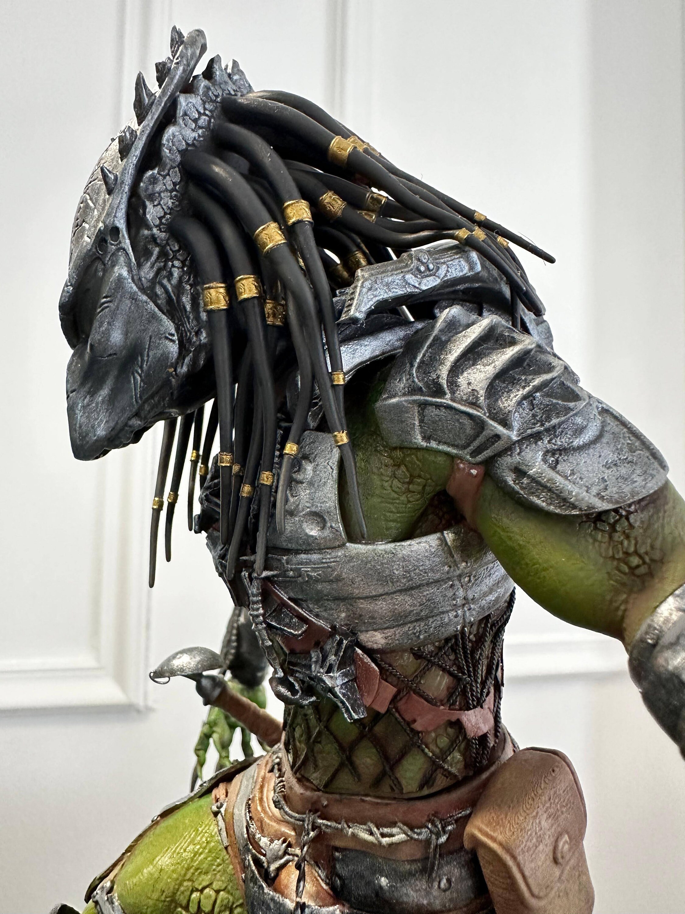 Handmade Painted Predator Wolf Collectible Figurine - Etsy