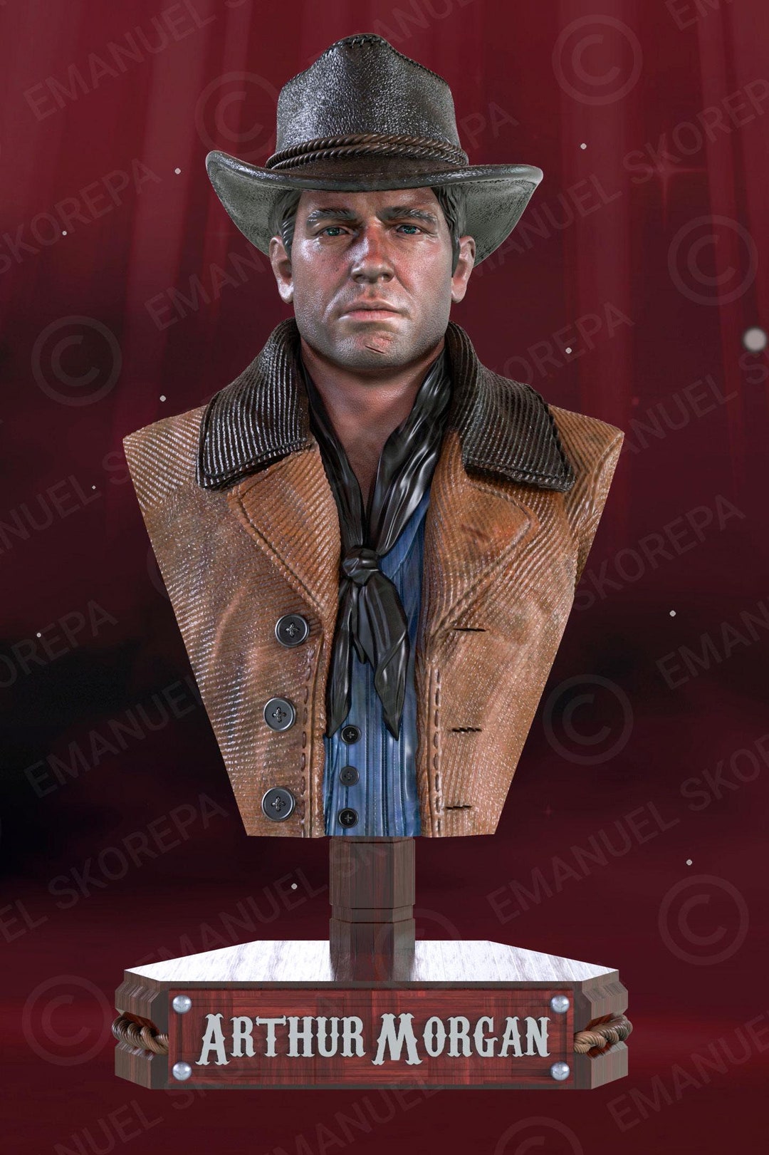 Epic Arthur Morgan Hand-painted Collectible Figure RDR2 - Etsy