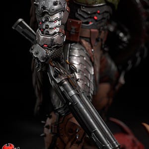 Doomguy Slayer Figurine - Hand-painted Collectible Statue - Etsy