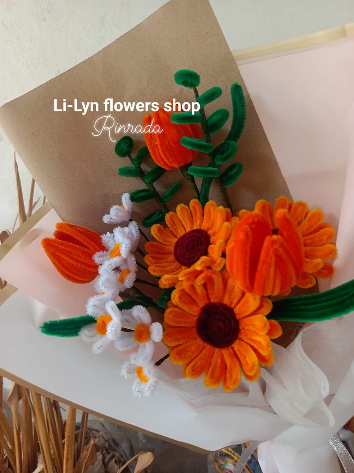 Flowers From Velvet Wire - Etsy
