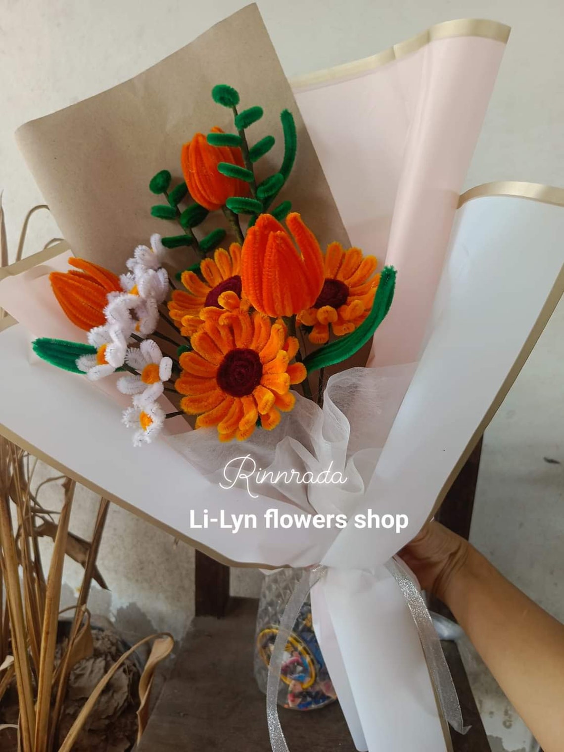 Flowers From Velvet Wire - Etsy